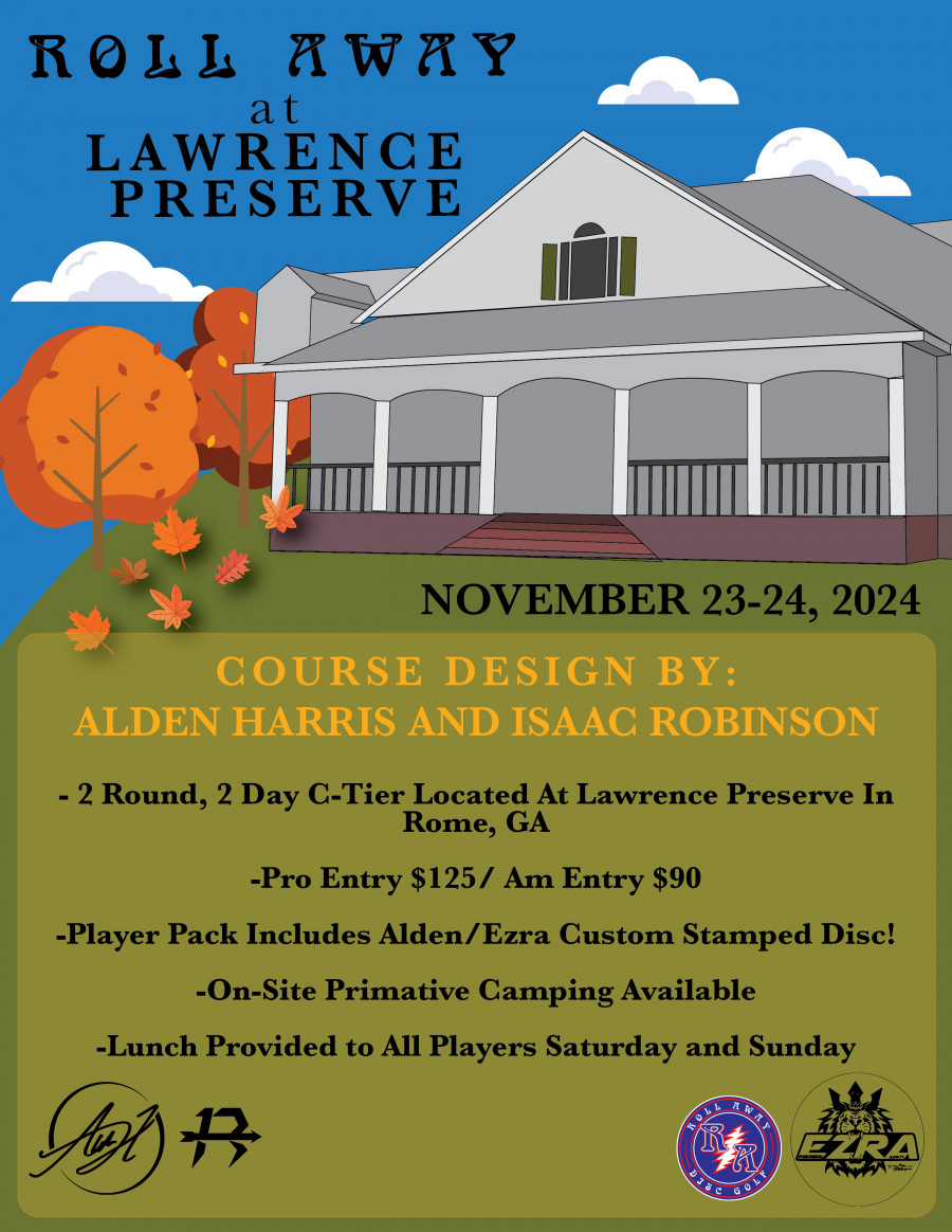 Roll Away at Lawrence Preserve (2024, Roll Away Disc Golf) · Disc Golf ...