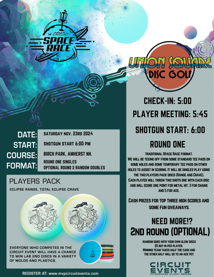 Space Race at Birch Park (2024, Union Square Disc Golf) · Disc Golf Scene
