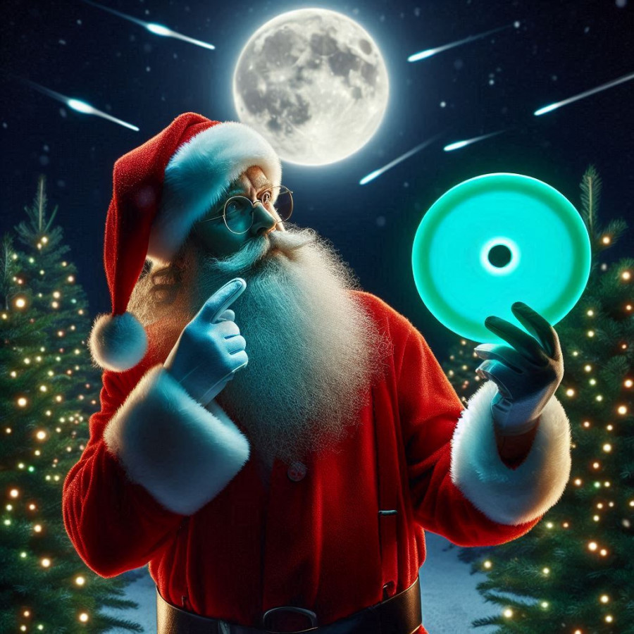 Glow-Ho-Ho 2024 at Gold Star Park (2024, BB2C Makerspace) · Disc Golf Scene