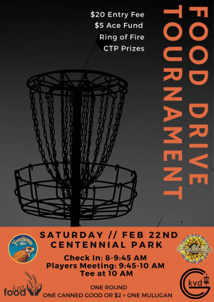 2025 Food Drive for Just Food (2025, Kaw Valley Disc Golf Club) · Disc ...