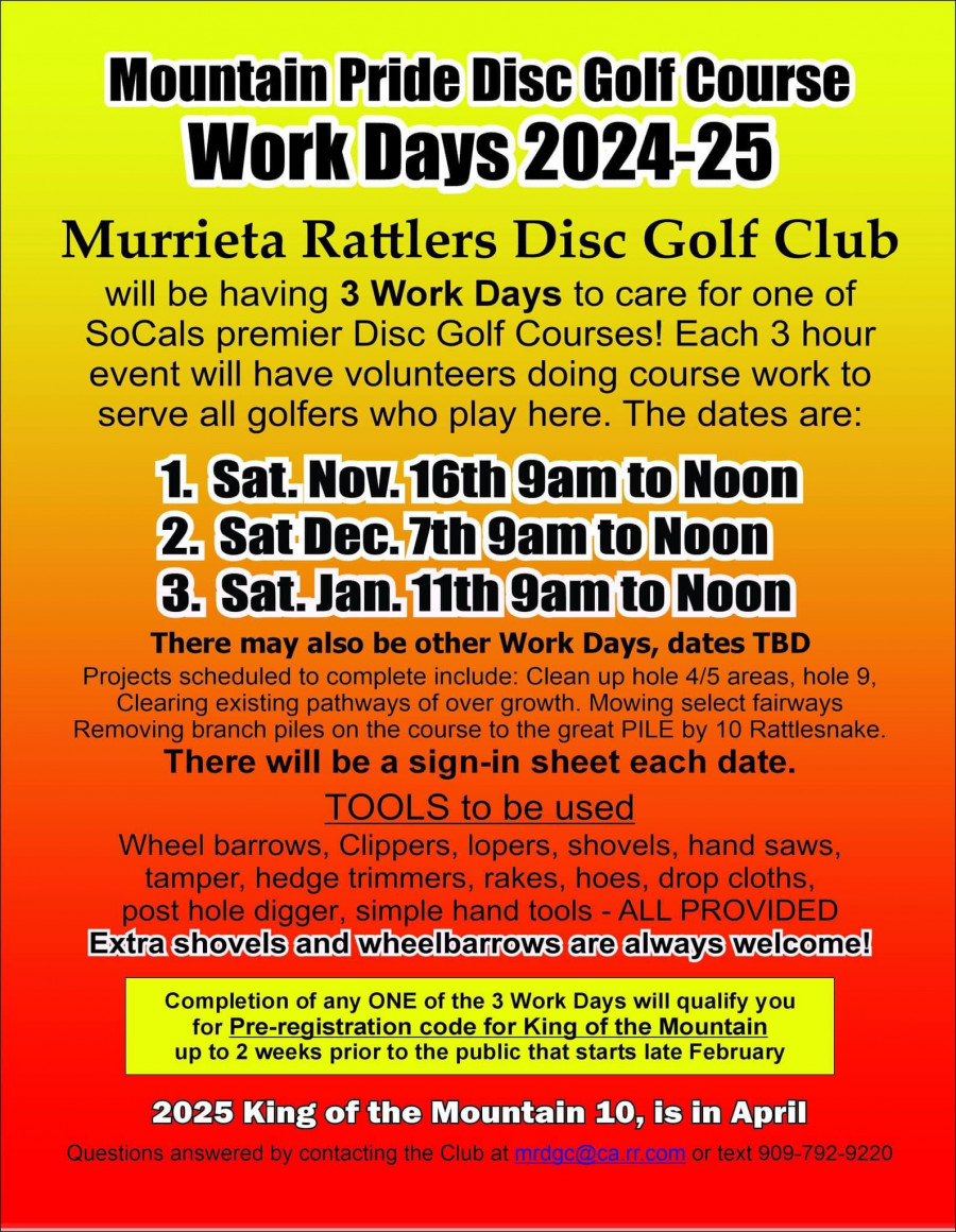 10th Annual King of the Mountain Presented by Innova Disc Golf - MA3 ...