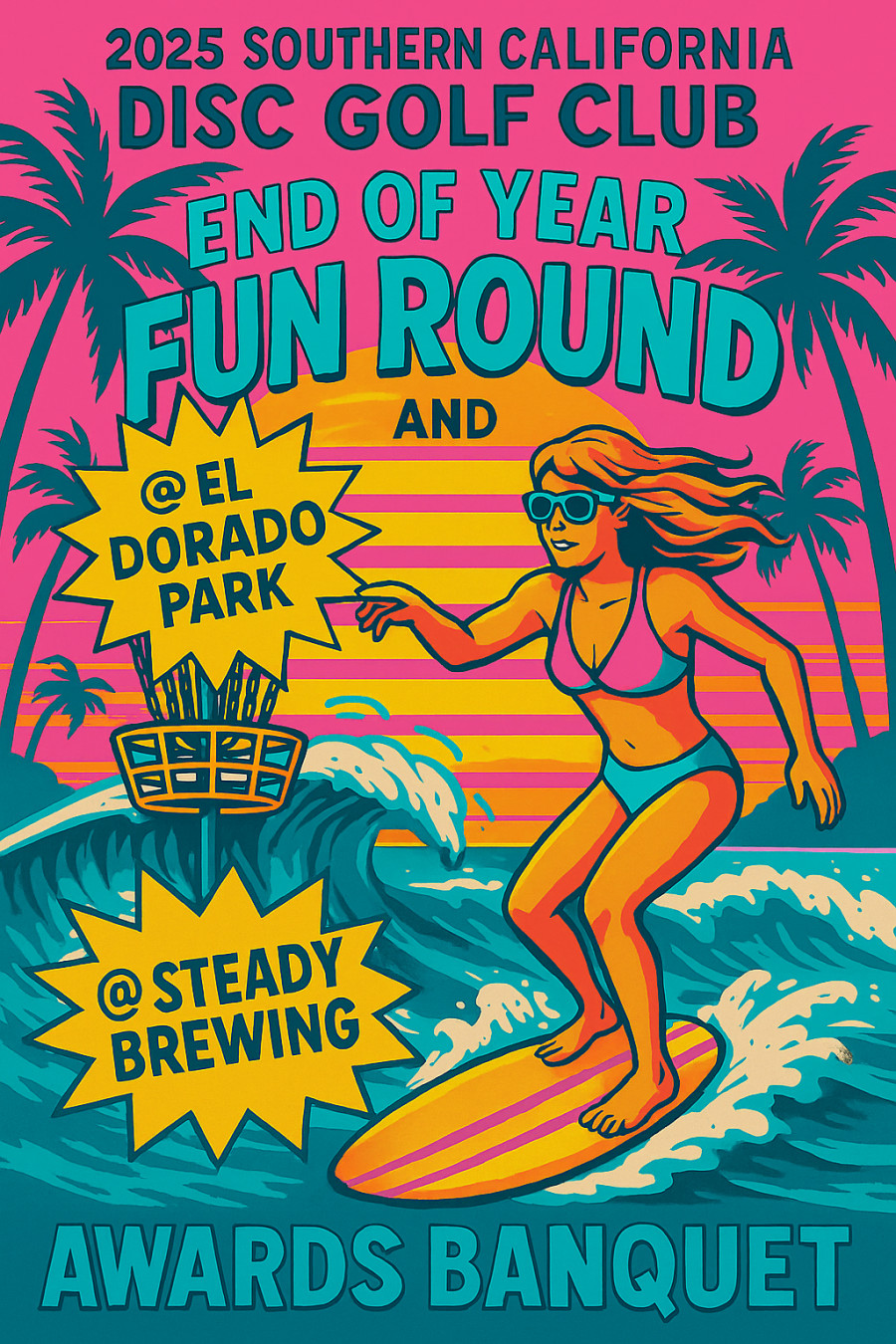 So Cal Disc Golf Club's End of Year Fun Round and Awards Banquet · Disc ...