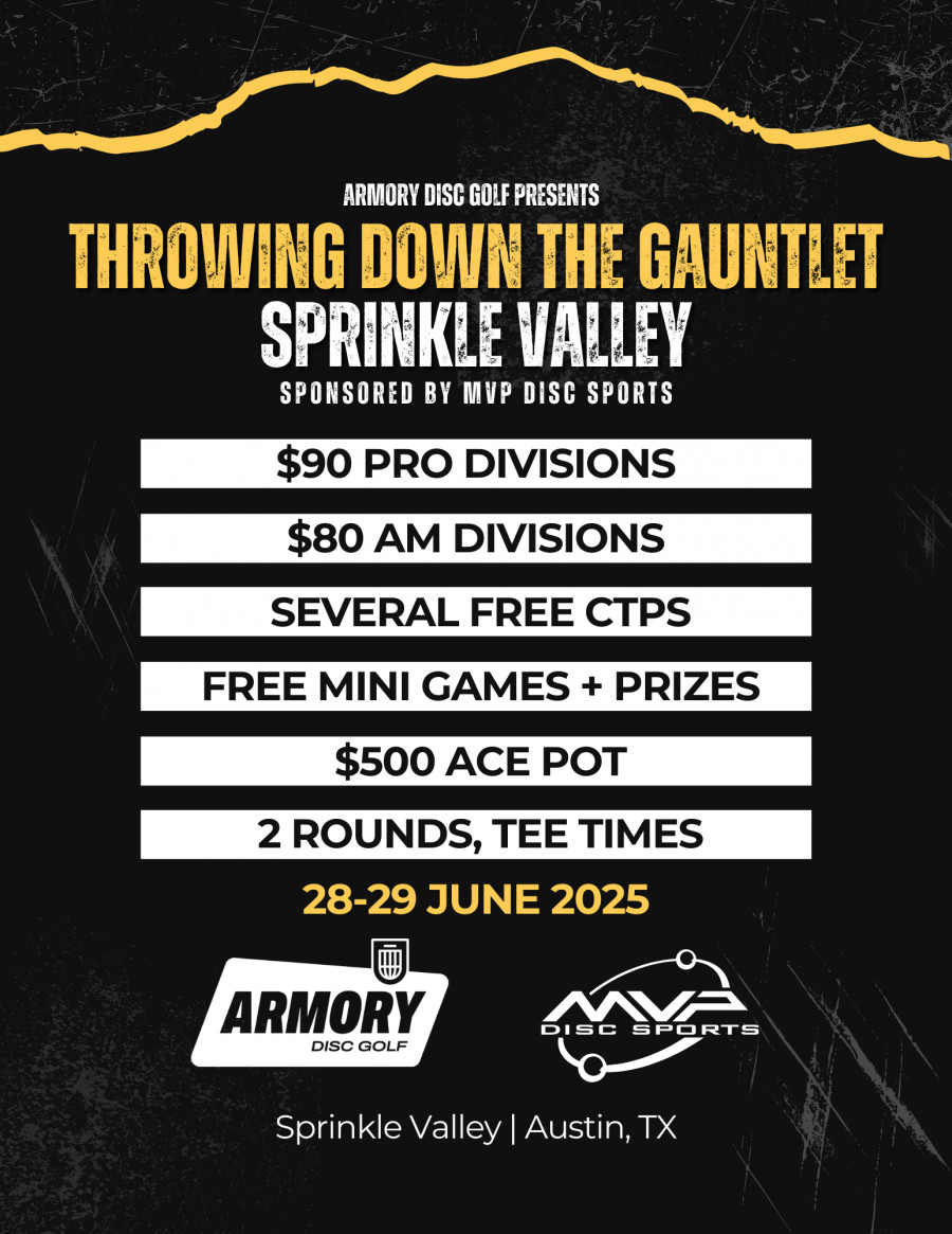 Throwing Down at Sprinkle Valley (Platinum), Sponsored by MVP Disc ...