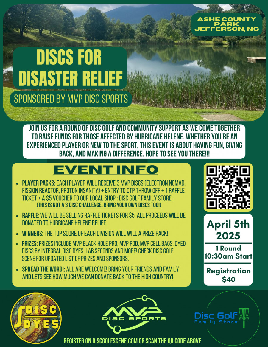 Discs for Disaster Relief: Sponsored by MVP Disc Sports (2025, Integral ...