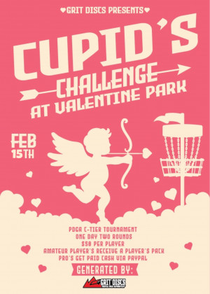 Cupid's Challenge At Valentine Park (2025, Grit Discs) · Disc Golf Scene