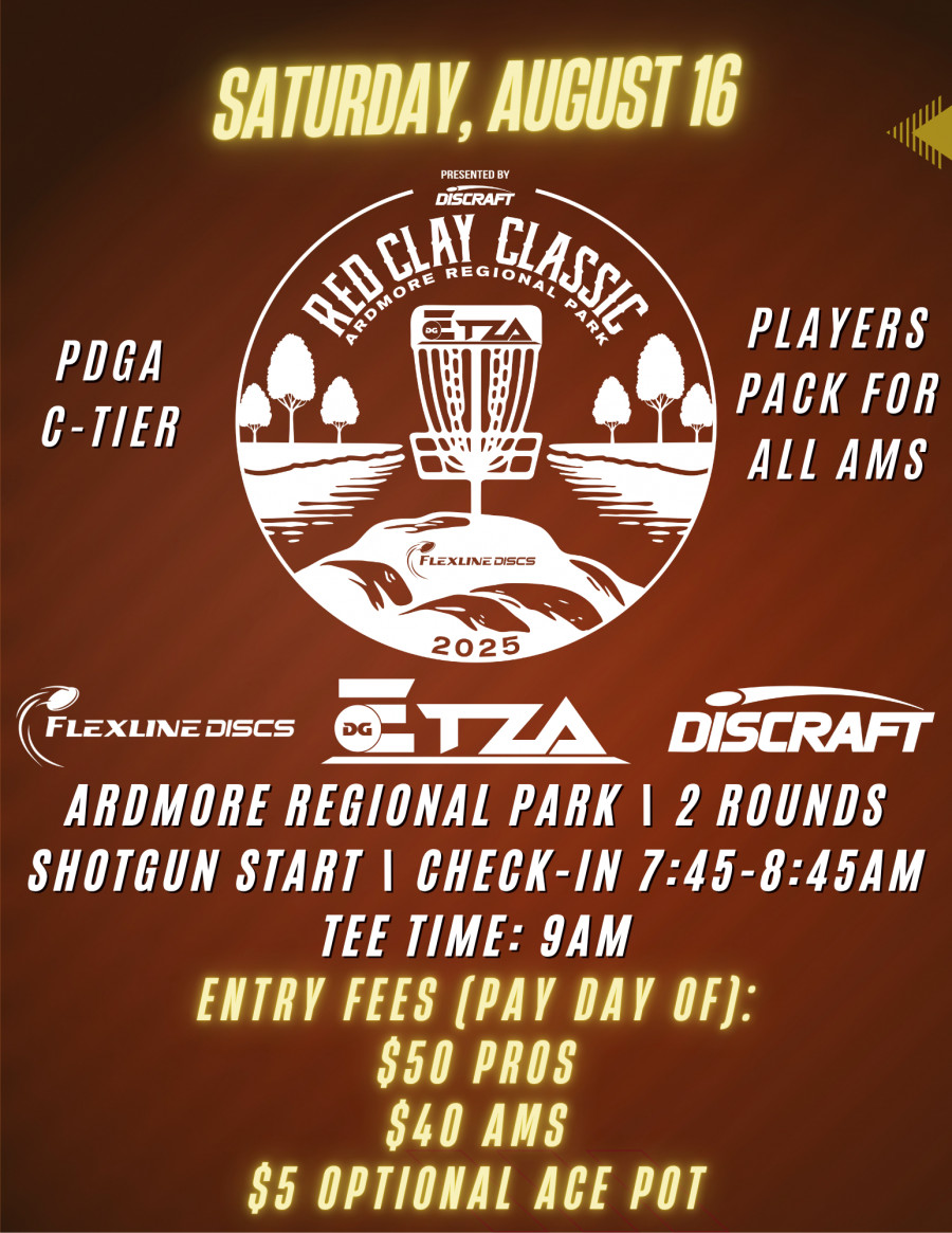 Red Clay Classic - Presented by ETZA DG and Discraft · Disc Golf Scene