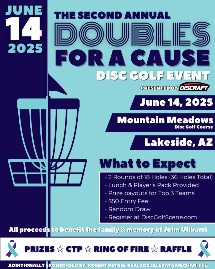 Second Annual Doubles for a Cause · Disc Golf Scene