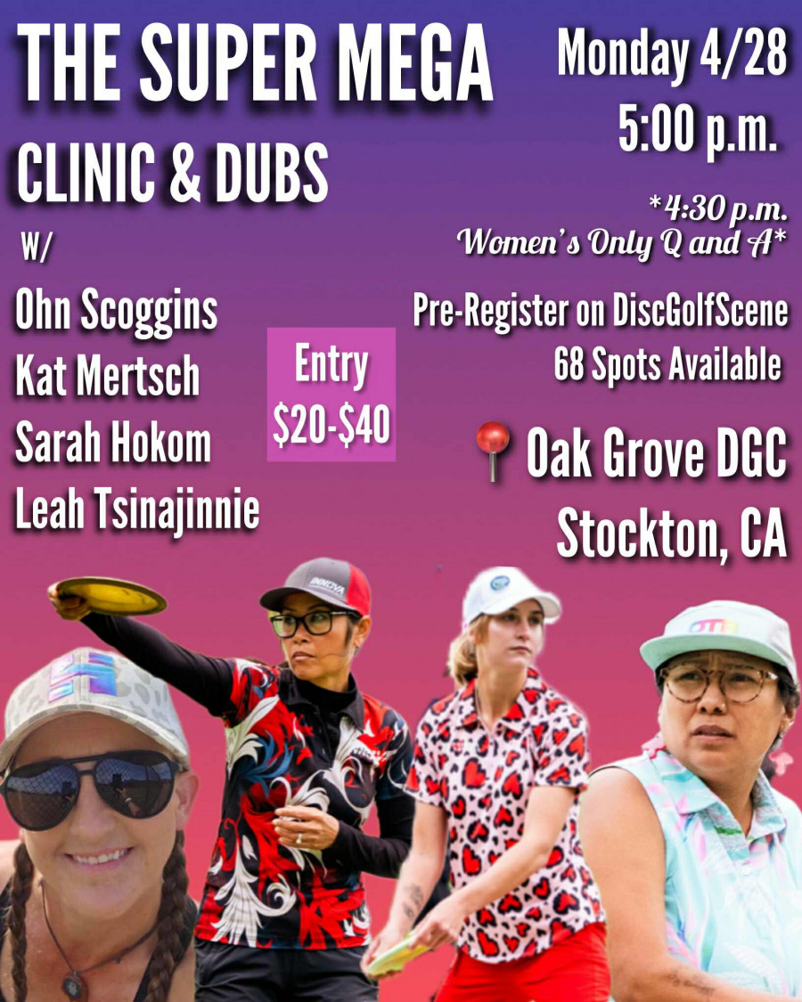 Super MEGA Clinic & DUBS w/ Ohn, Kat, Sarah & Leah · Disc Golf Scene