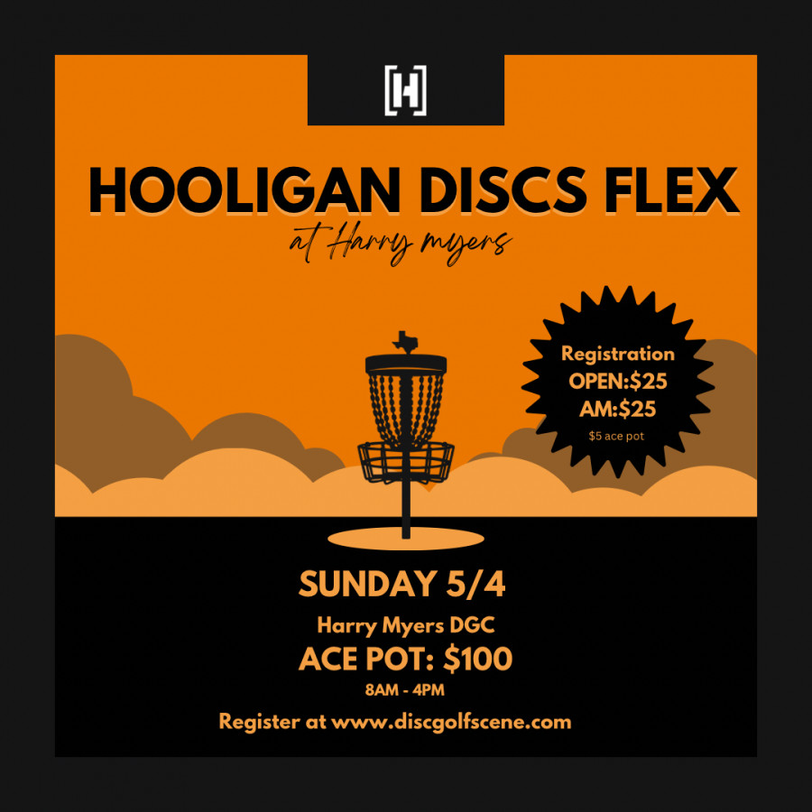 Hooligan Discs Flex at Harry Myers · Disc Golf Scene