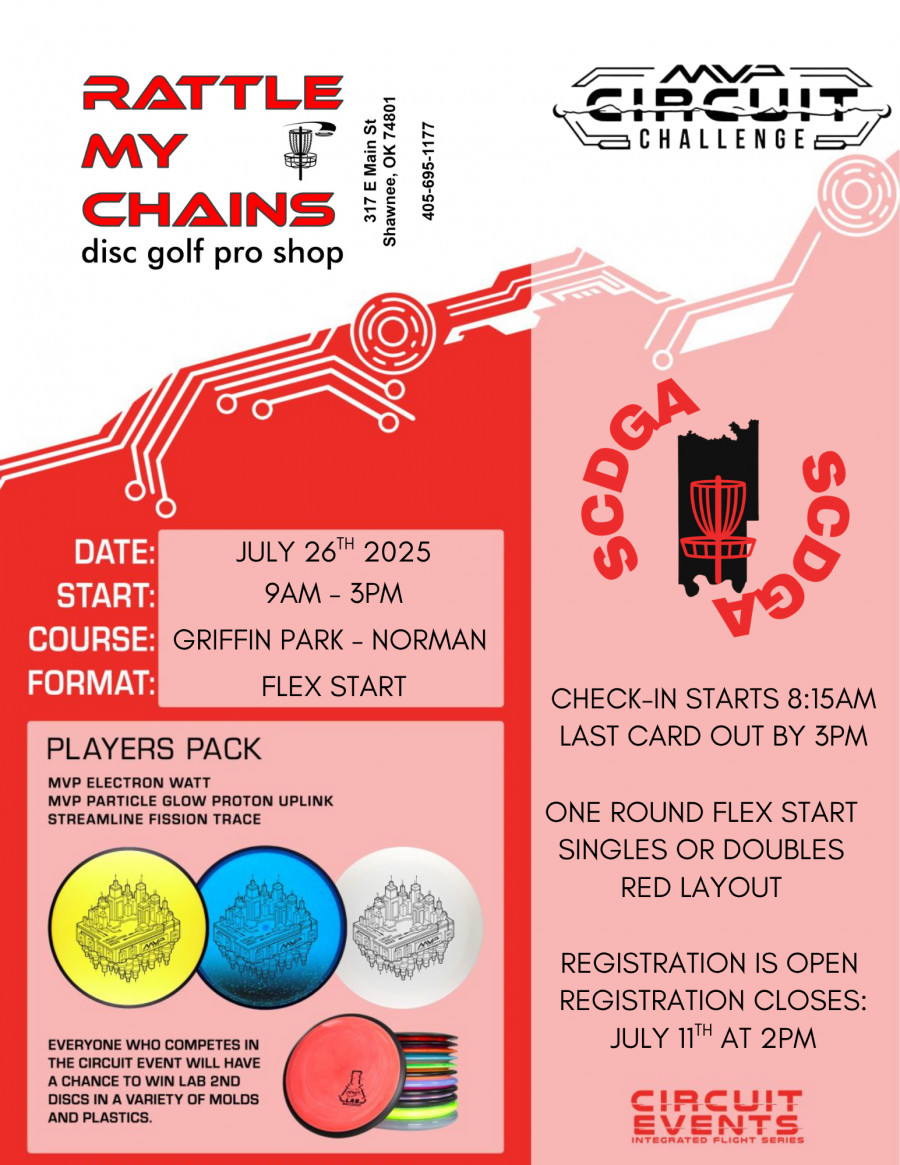 SCDGA Presents the Third Annual MVP Doubles Circuit Challenge · Disc ...