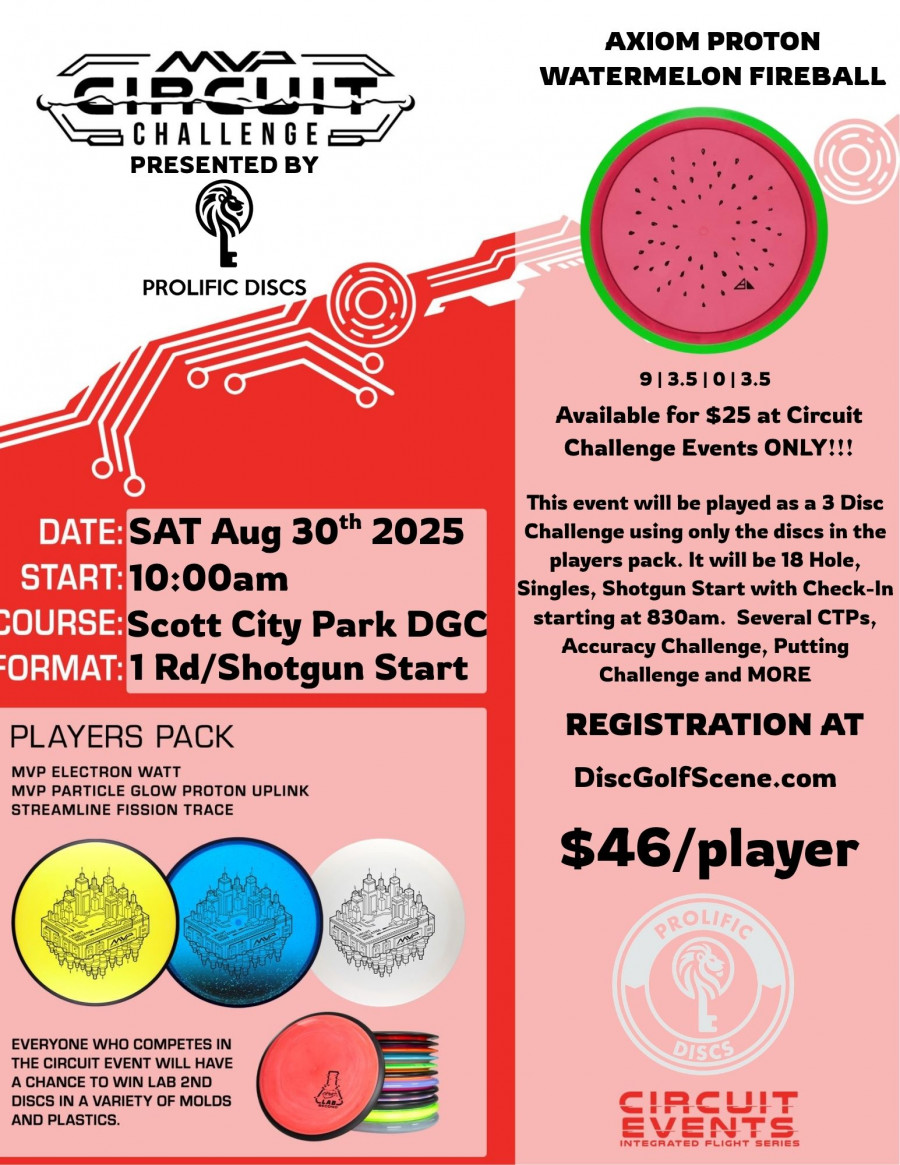 2025 SEMO MVP Circuit Challenge Presented by Prolific Discs · Disc Golf ...
