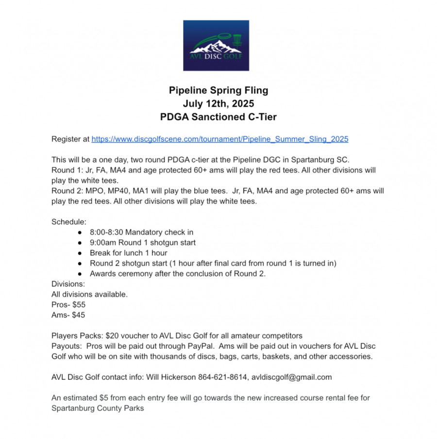 Pipeline Summer Sling · Disc Golf Scene