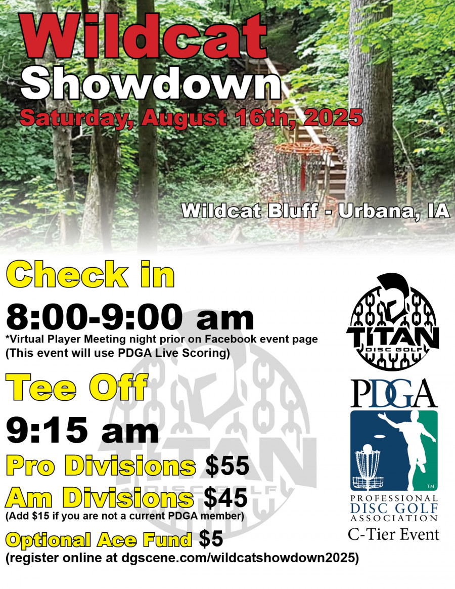 Wildcat Showdown 2025 · Disc Golf Scene