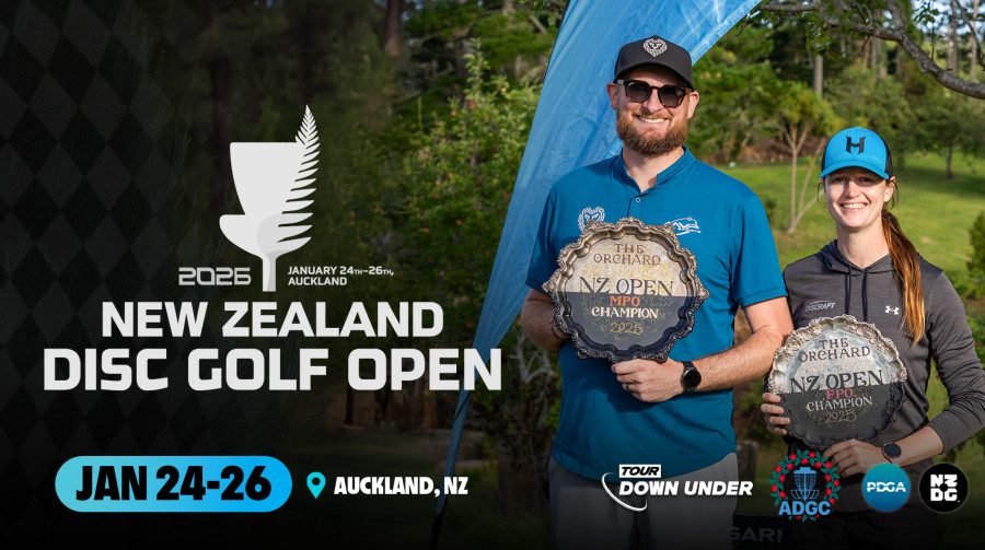 TDU - 2026 New Zealand Disc Golf Open, presented by RPM Discs · Disc Golf Scene