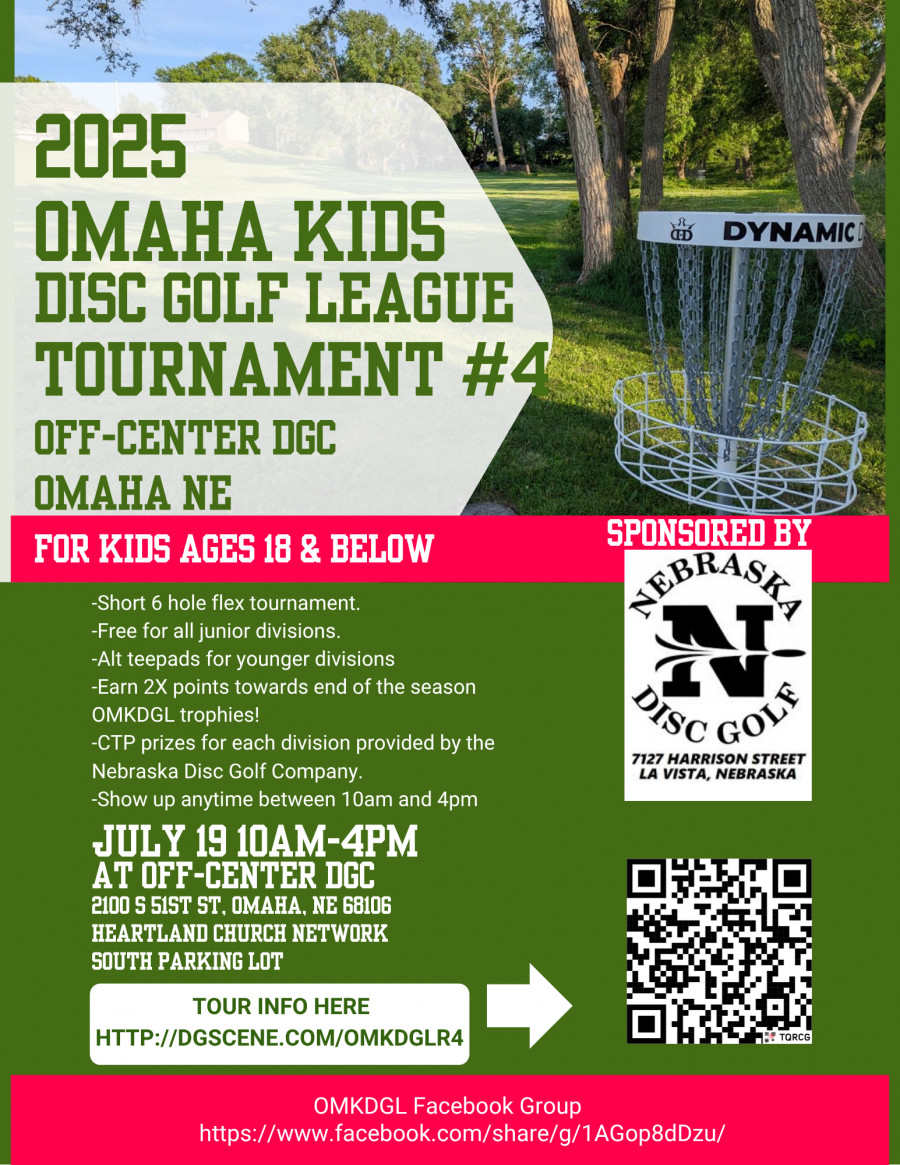 2025 Omaha Kids Disc Golf League - Round 4 · Disc Golf Scene