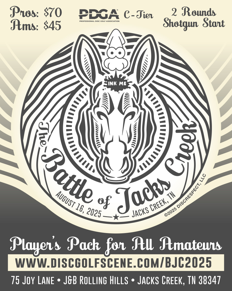 The Battle of Jacks Creek by Ink Me Disc Dyes · Disc Golf Scene