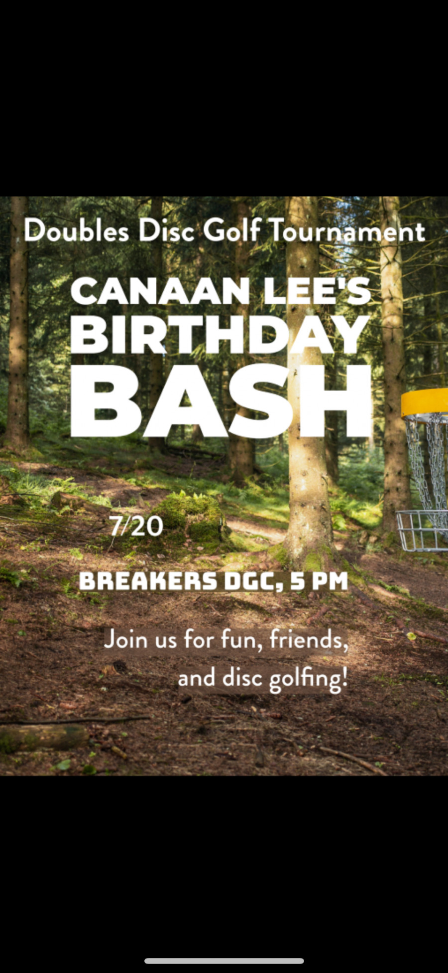 Birthday bash doubles · Disc Golf Scene