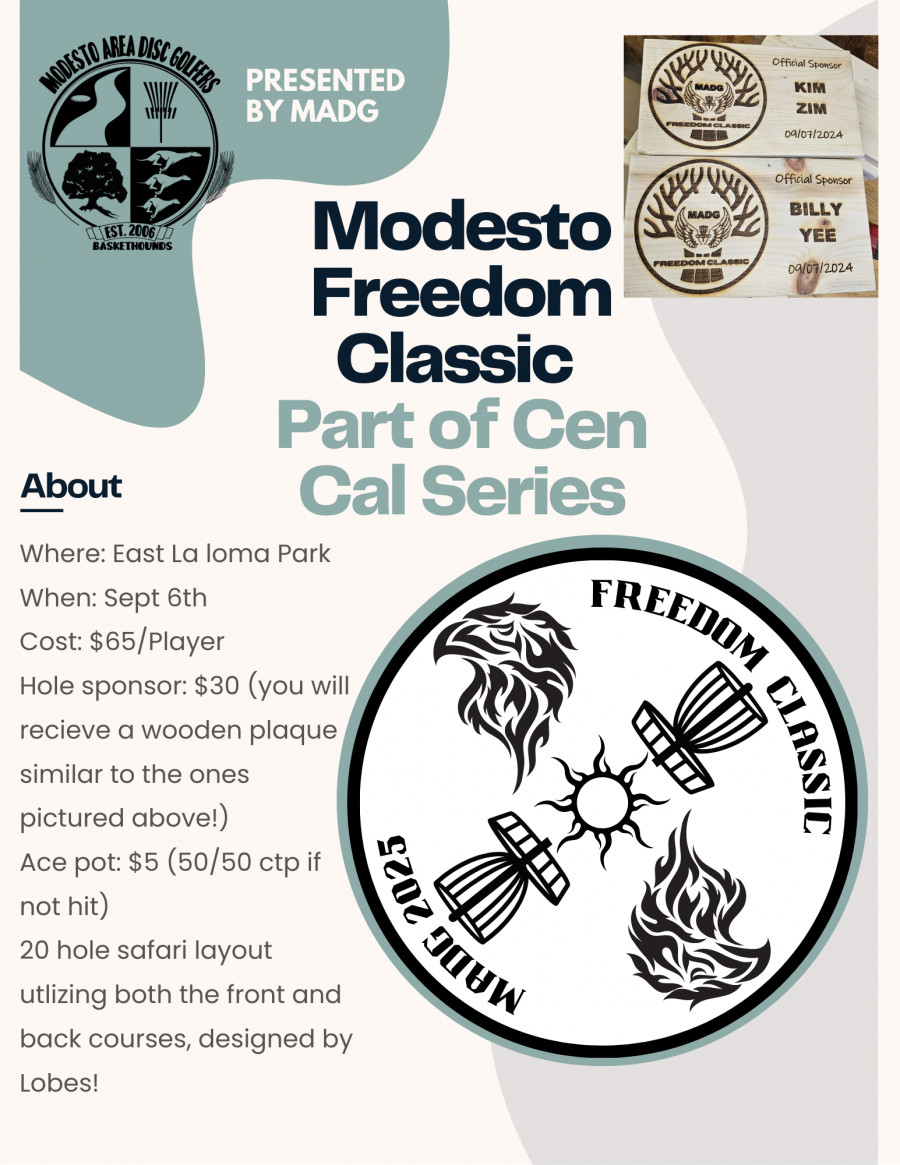Modesto Freedom Classic · Disc Golf Scene