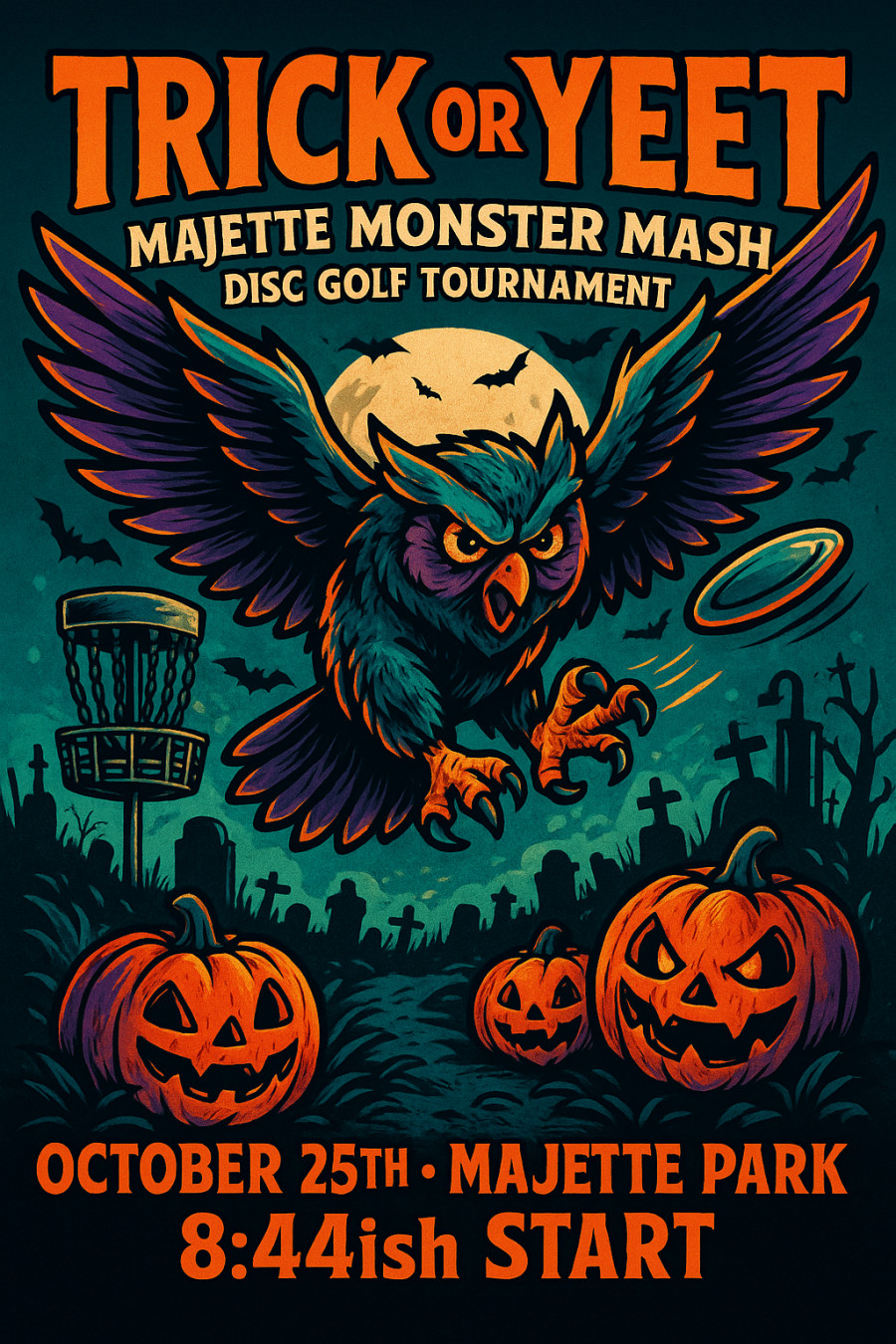 2025 Majette Monster Mash · Disc Golf Scene