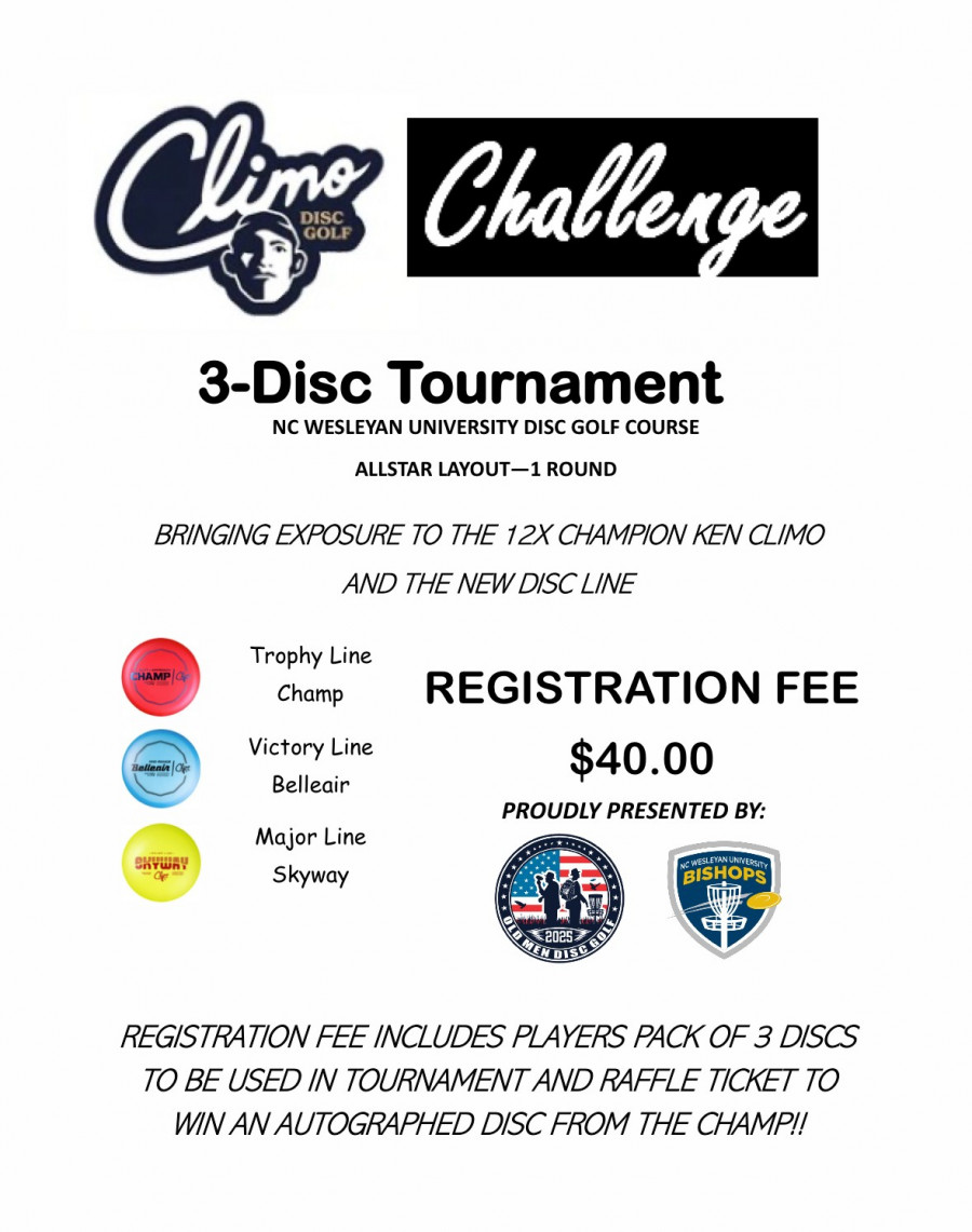 Climo Challenge 2025 · Disc Golf Scene