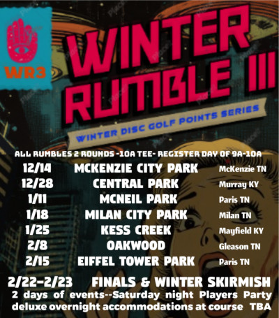 Comments · Winter Rumble 3 -- Rumble 1 · Disc Golf Scene