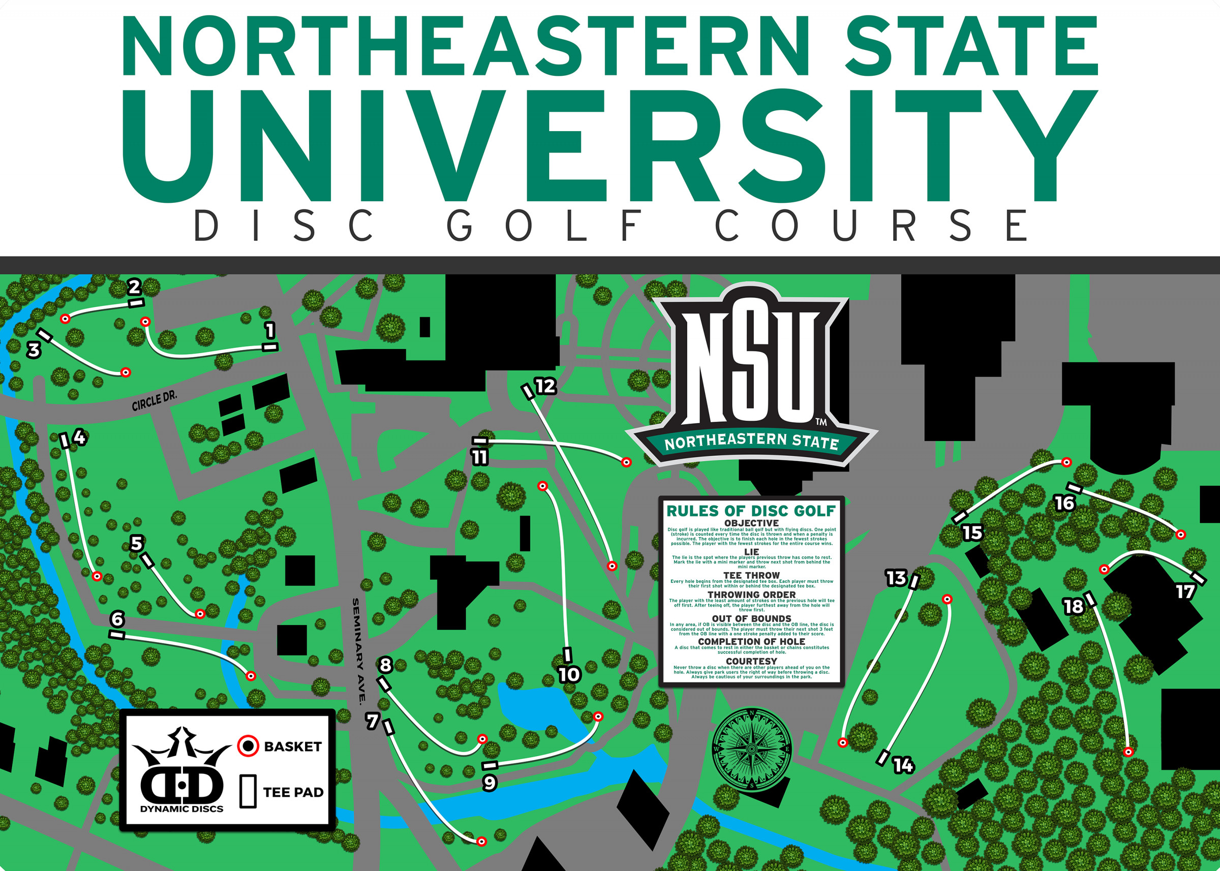 Harp Sports Presents: NSU Tahlequah Disc Golf Fundraiser - 2 Rounds of ...