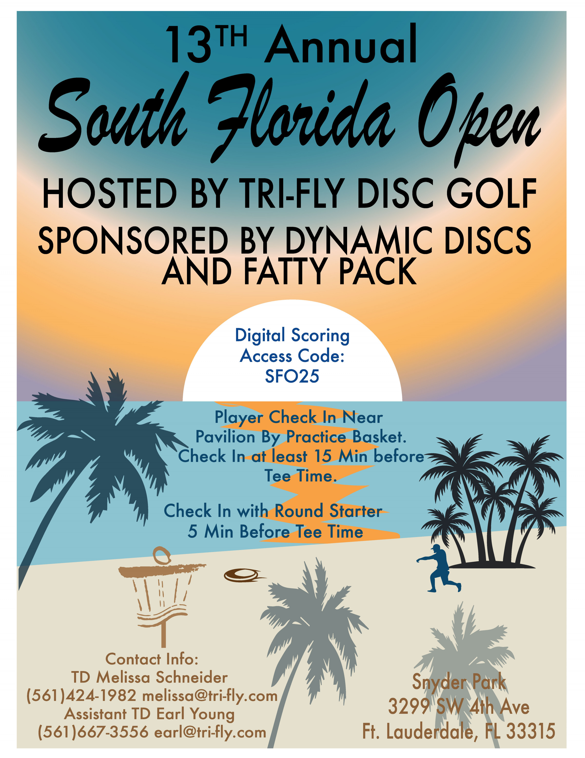 13th Annual South Florida Open hosted by Tri-Fly Disc Golf Sponsored by ...